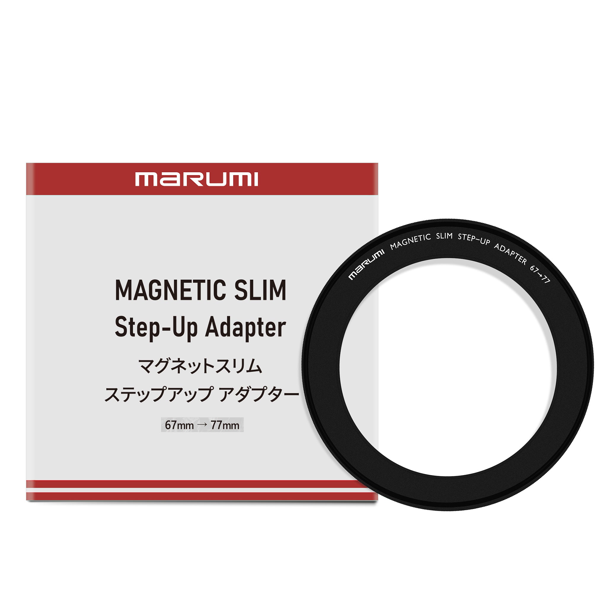 Magnetic Slim Step-Up Adapter - 6SKUs from 62 to 82mm |Marumi – marumi