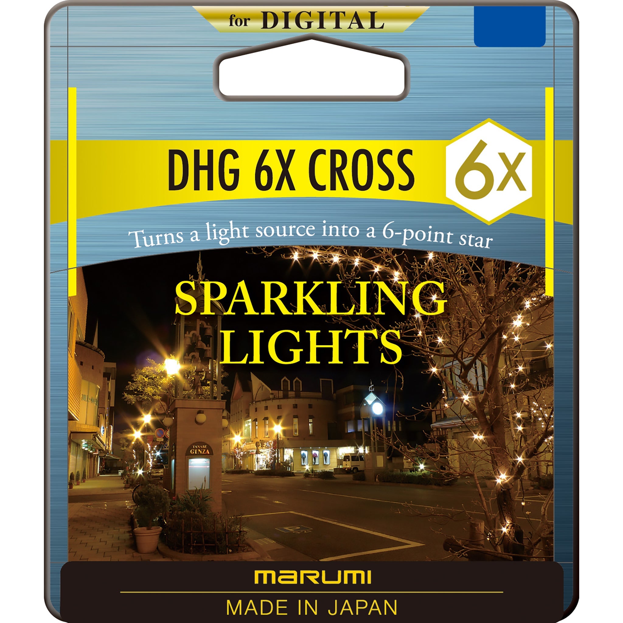 DHG 6X Cross 6-Pattern Starburst Effect Filter |Marumi – marumi