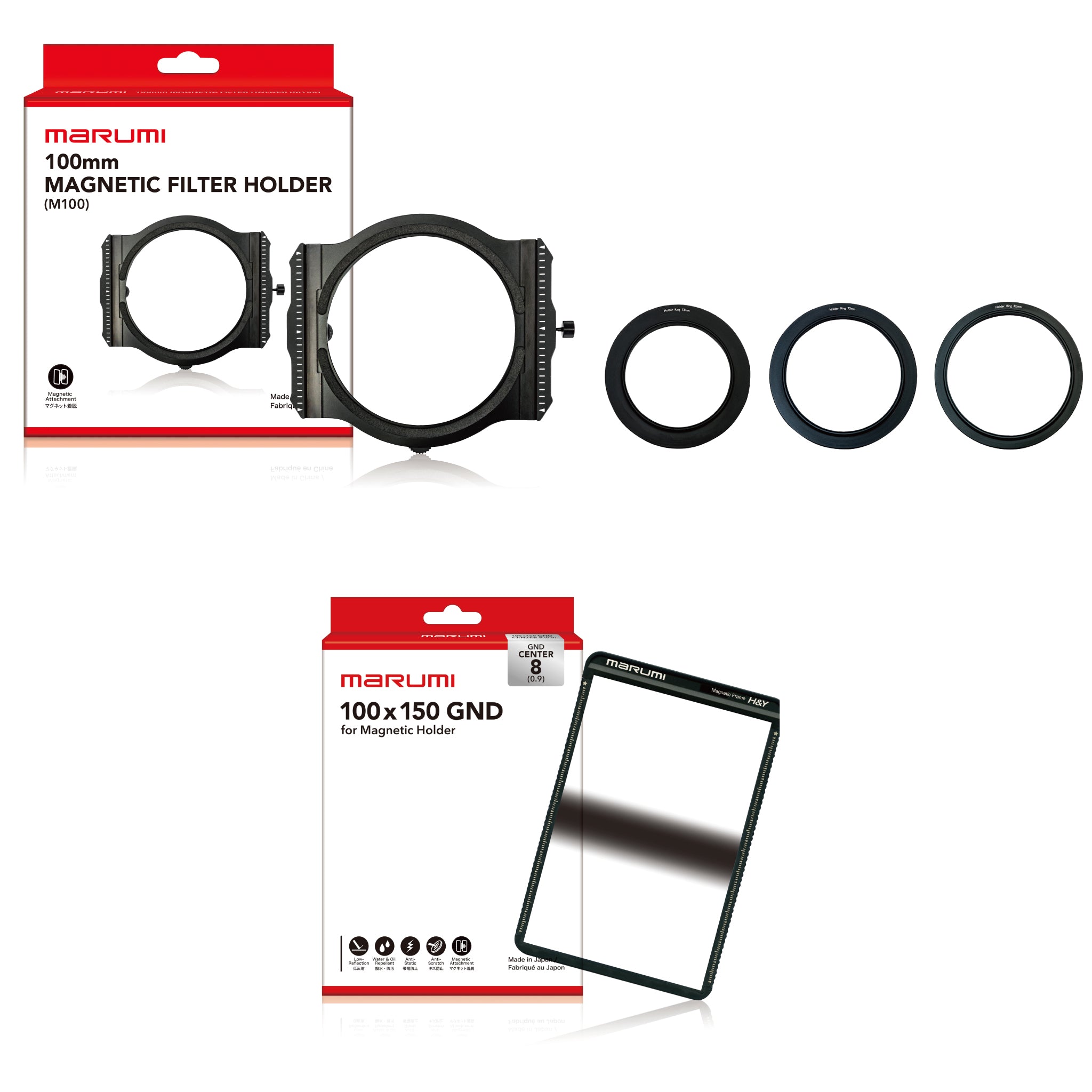 Starter Kit for M100 Magnetic Holder System |Marumi – marumi